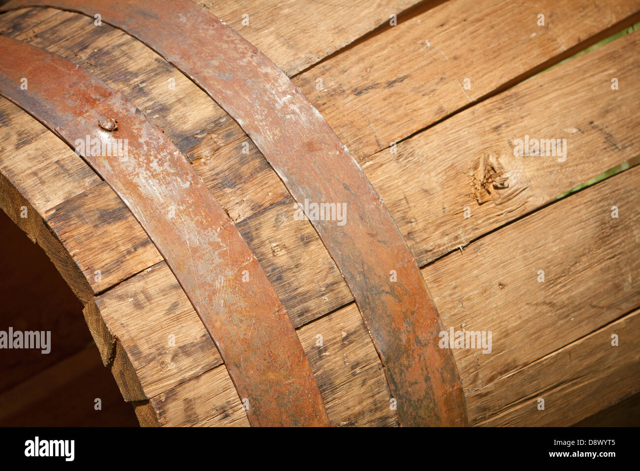 Making barrel closeup Stock Photo - Alamy