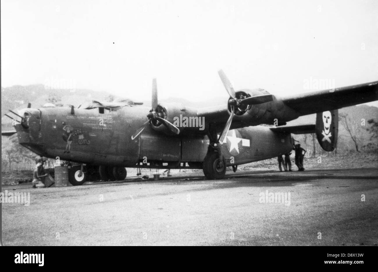 This image features the Consolidated B-24J Liberator, named 'Gone with ...