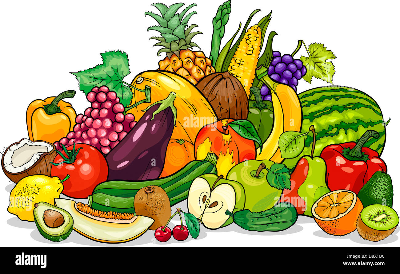 Fruit Food Group Clipart
