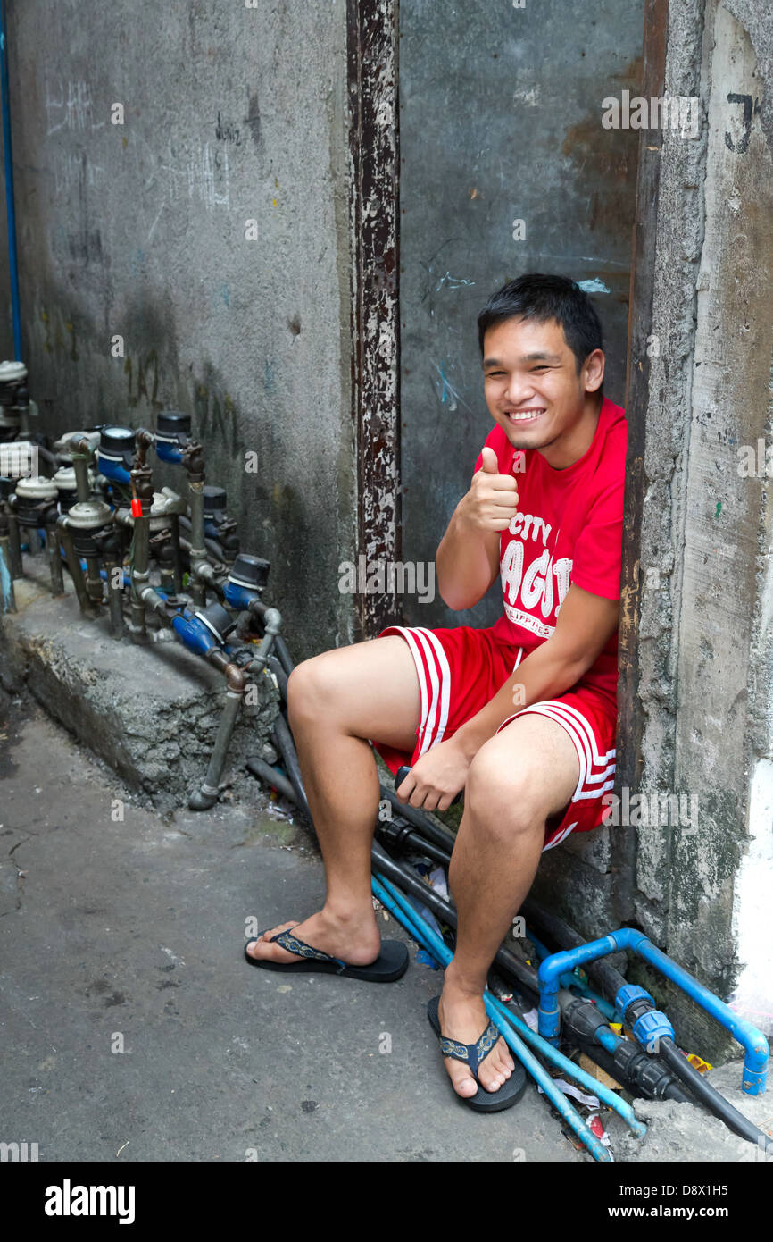 Man in the Streets of Manila, Philippines Stock Photo - Alamy