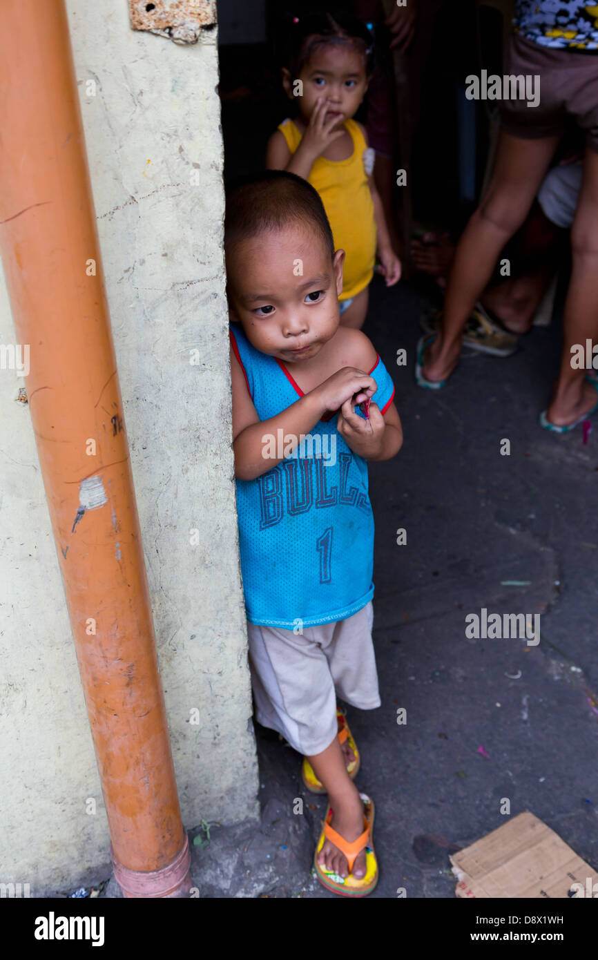 Little Boy in Manila, Philippines Stock Photo - Alamy