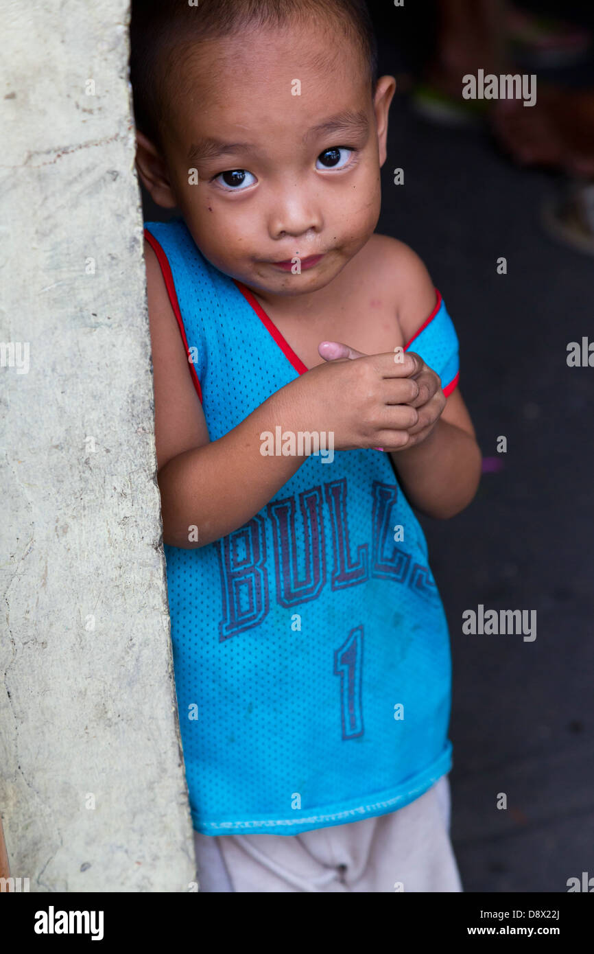 Little Boy in Manila, Philippines Stock Photo - Alamy