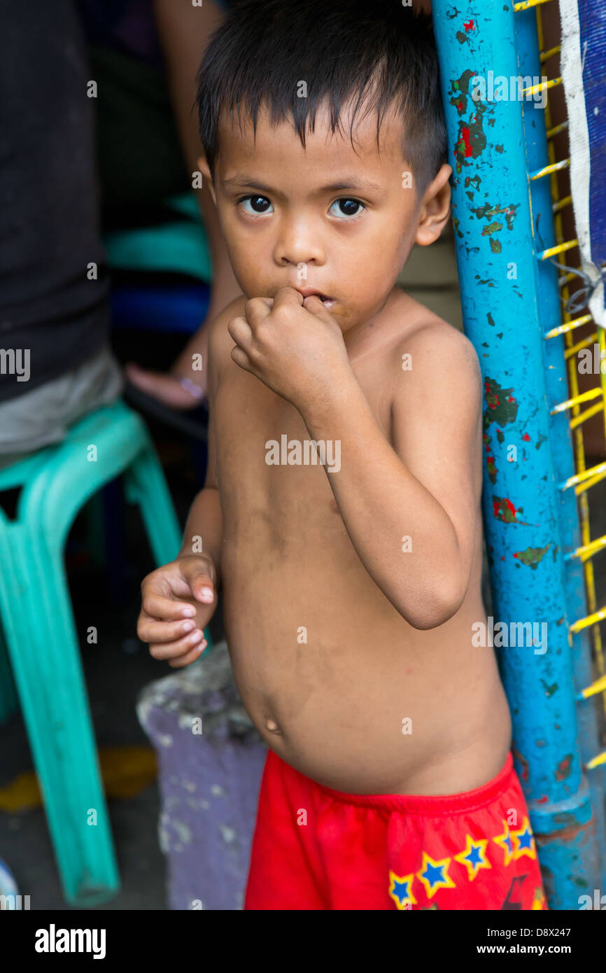 Little Boy in Manila, Philippines Stock Photo - Alamy