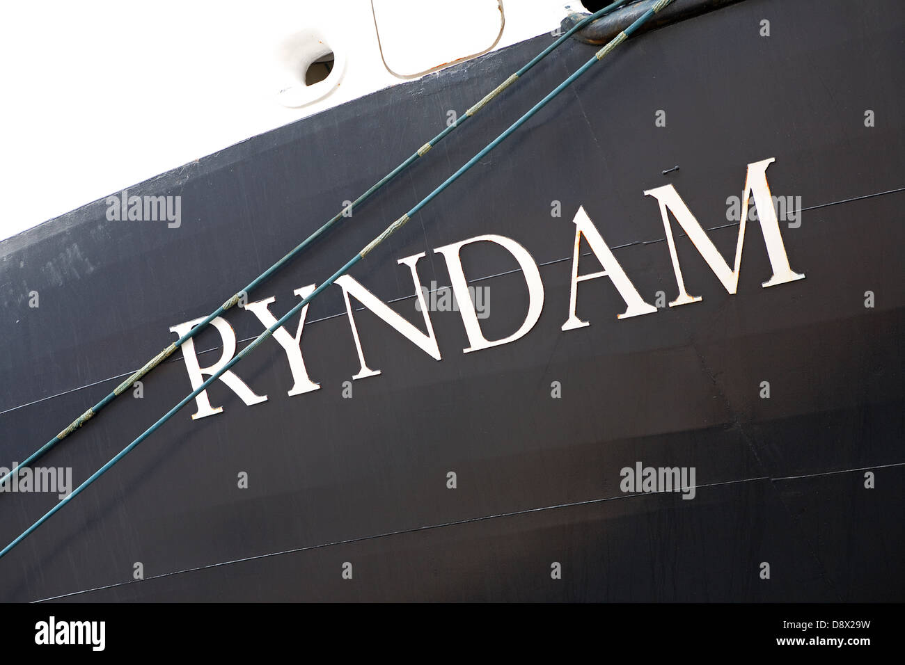 Ms Ryndam cruise ship, owned by Holland America Line in Kristiansand ...