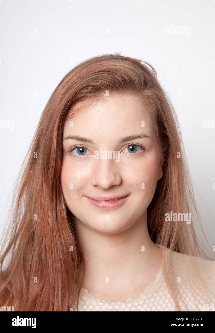 Strawberry Blond Portrait Stock Photo - Alamy