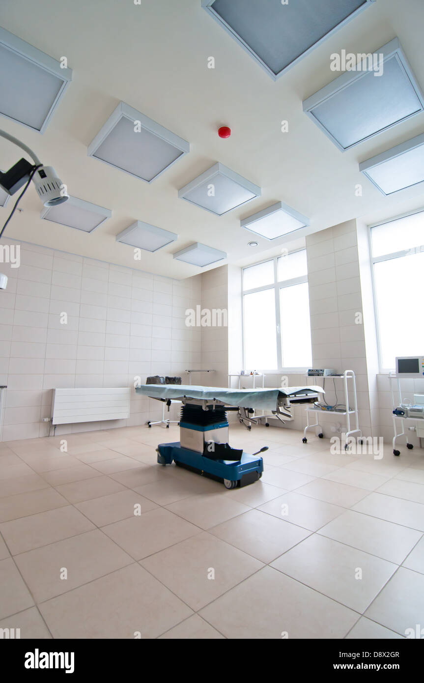 Moscow surgery interior with surgery table, bett, corridor Stock Photo ...