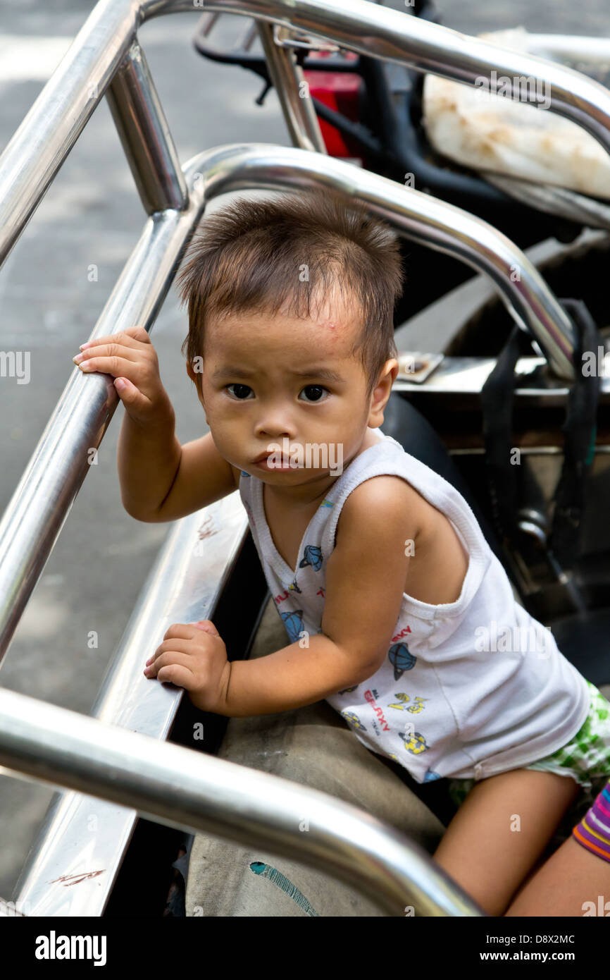 Little Boy in Manila, Philippines Stock Photo - Alamy