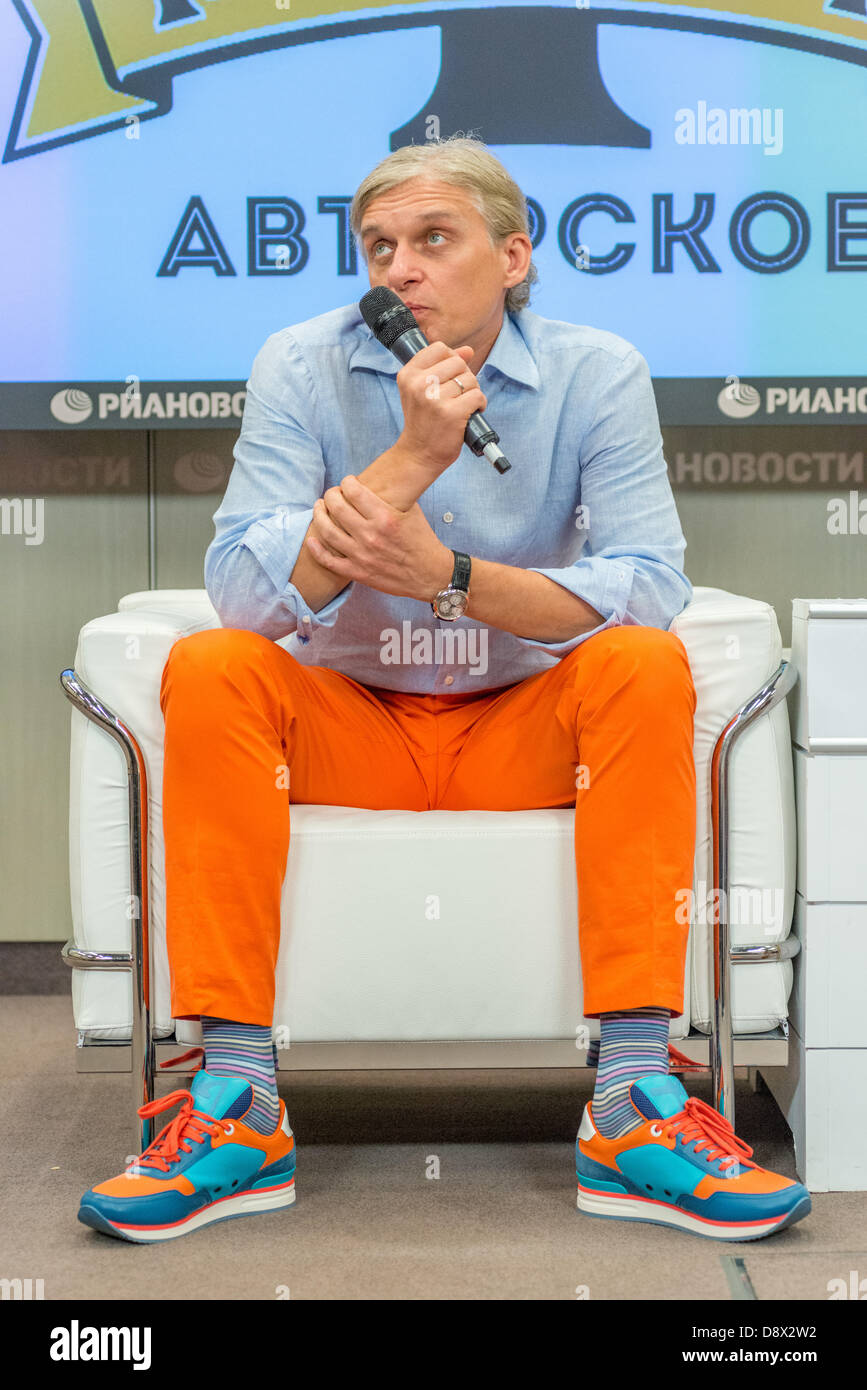 Moscow, Russia. 5th June, 2013. Oleg Tinkov's press-conference about ...