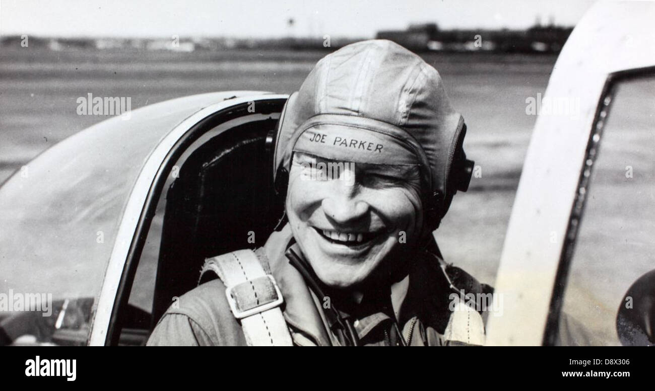 Republic Aviation Test Pilot Joe Parker Stock Photo - Alamy