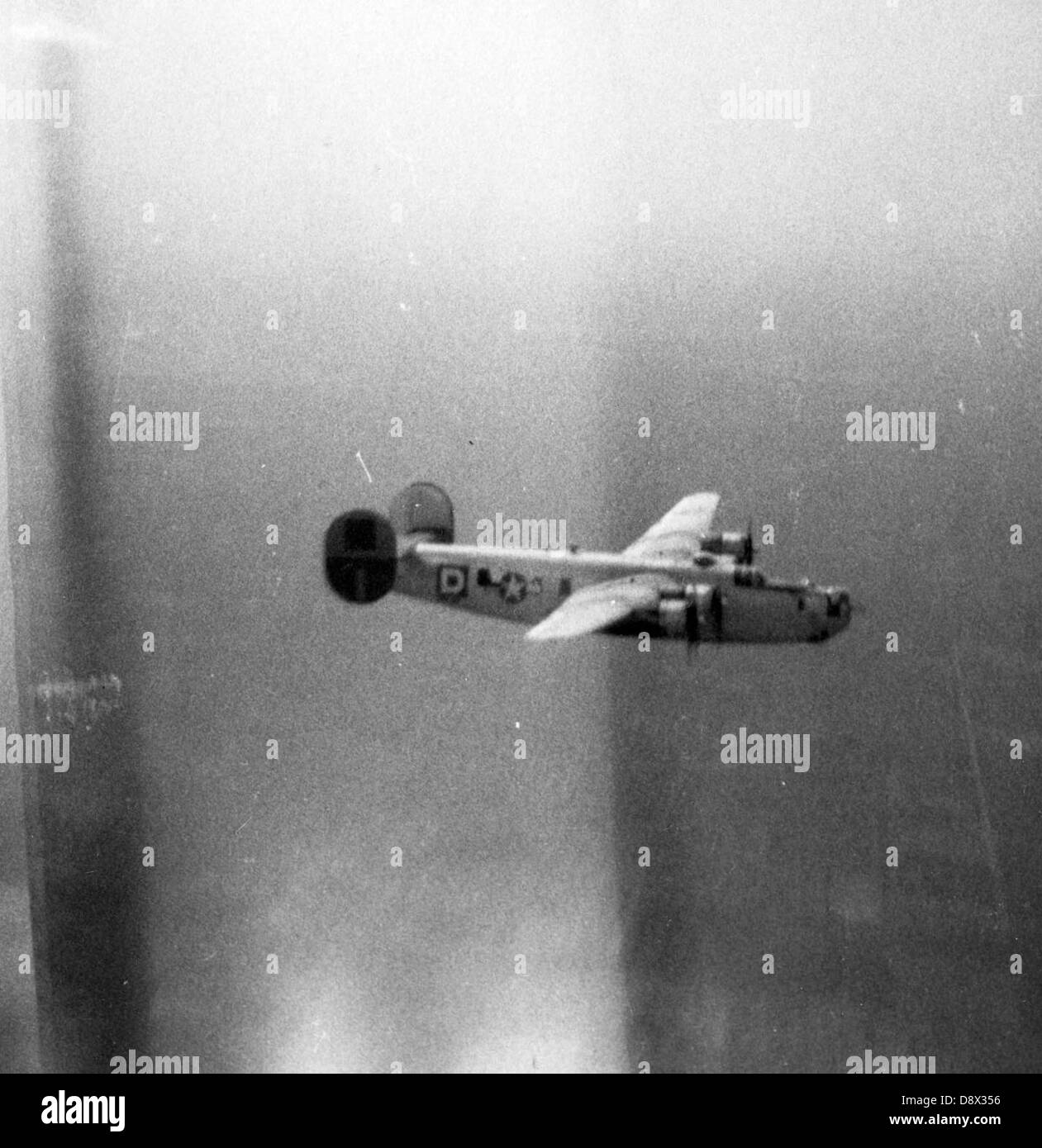 The Consolidated B-24L, a heavy bomber used by the 464th Bomb Group ...