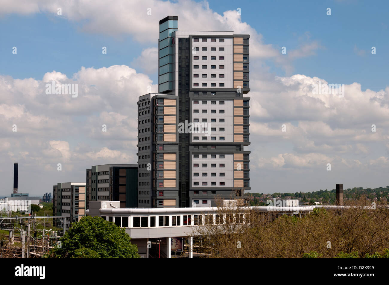 Victoria hall student accommodation wolverhampton hi-res stock ...