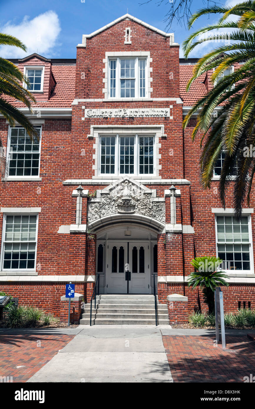 Entry to Griffin-Floyd Hall Stock Photo - Alamy