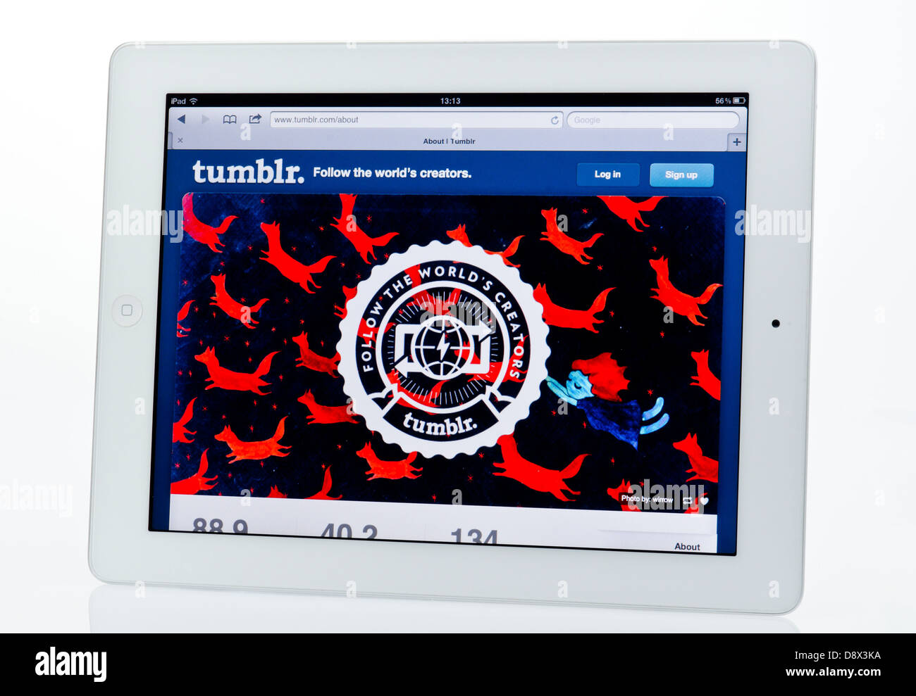 Tumblr logo hi-res stock photography and images - Alamy