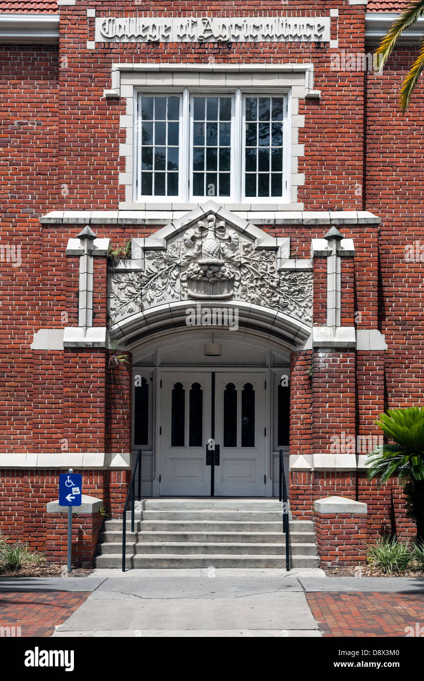Entry to Griffin-Floyd Hall Stock Photo - Alamy