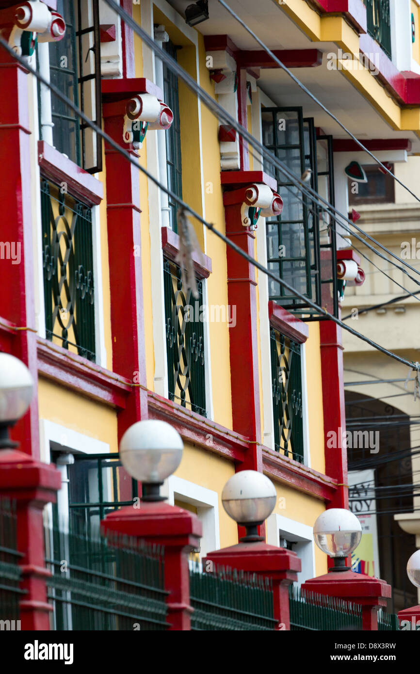 Facade of a Building in Intramouros in Metro Manila, Philippines Stock ...