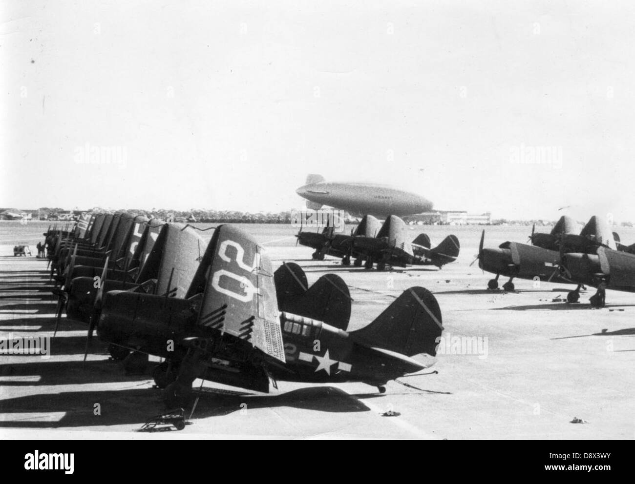 This photograph depicts a Curtiss SB2C Helldiver, a U.S. Navy dive ...