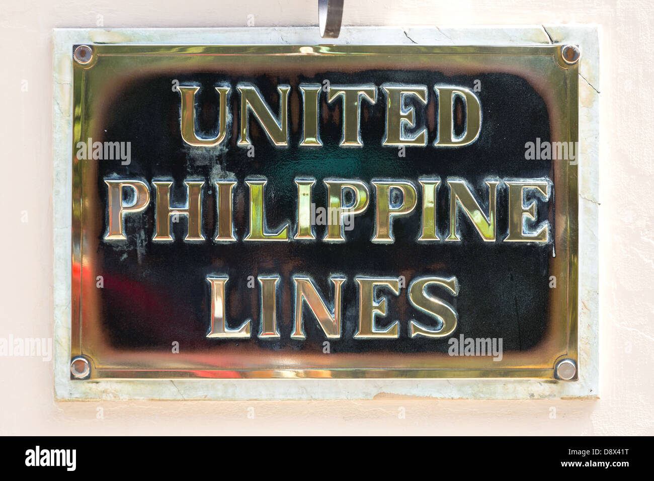 Advertising Sign in Makati City in metro Manila, Philippines Stock ...