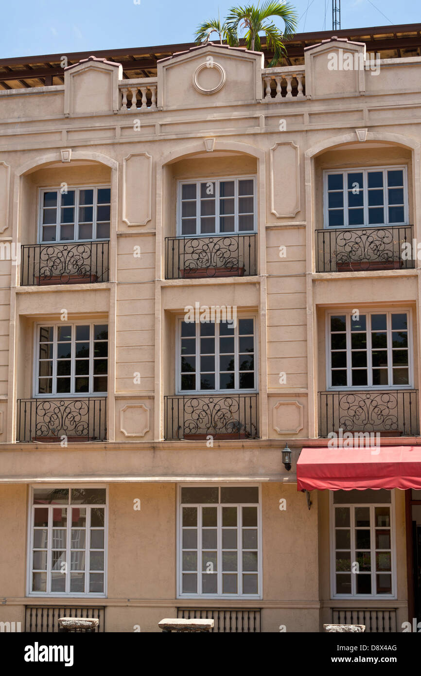 Facade of a Building in Intramouros in Metro Manila, Philippines Stock ...
