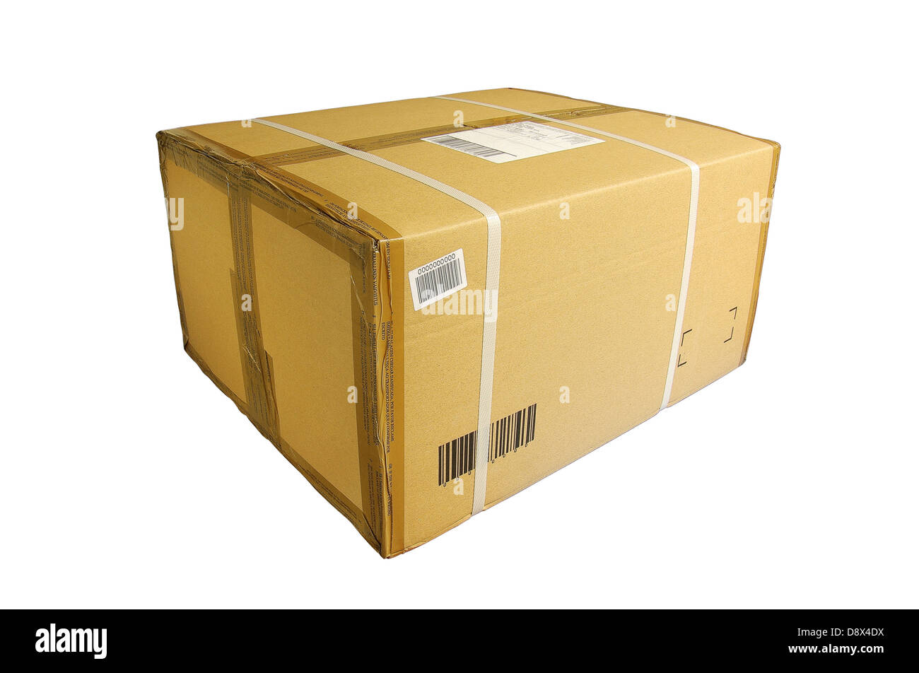 Taped Cardboard Box Isolated High Resolution Stock Photography and ...