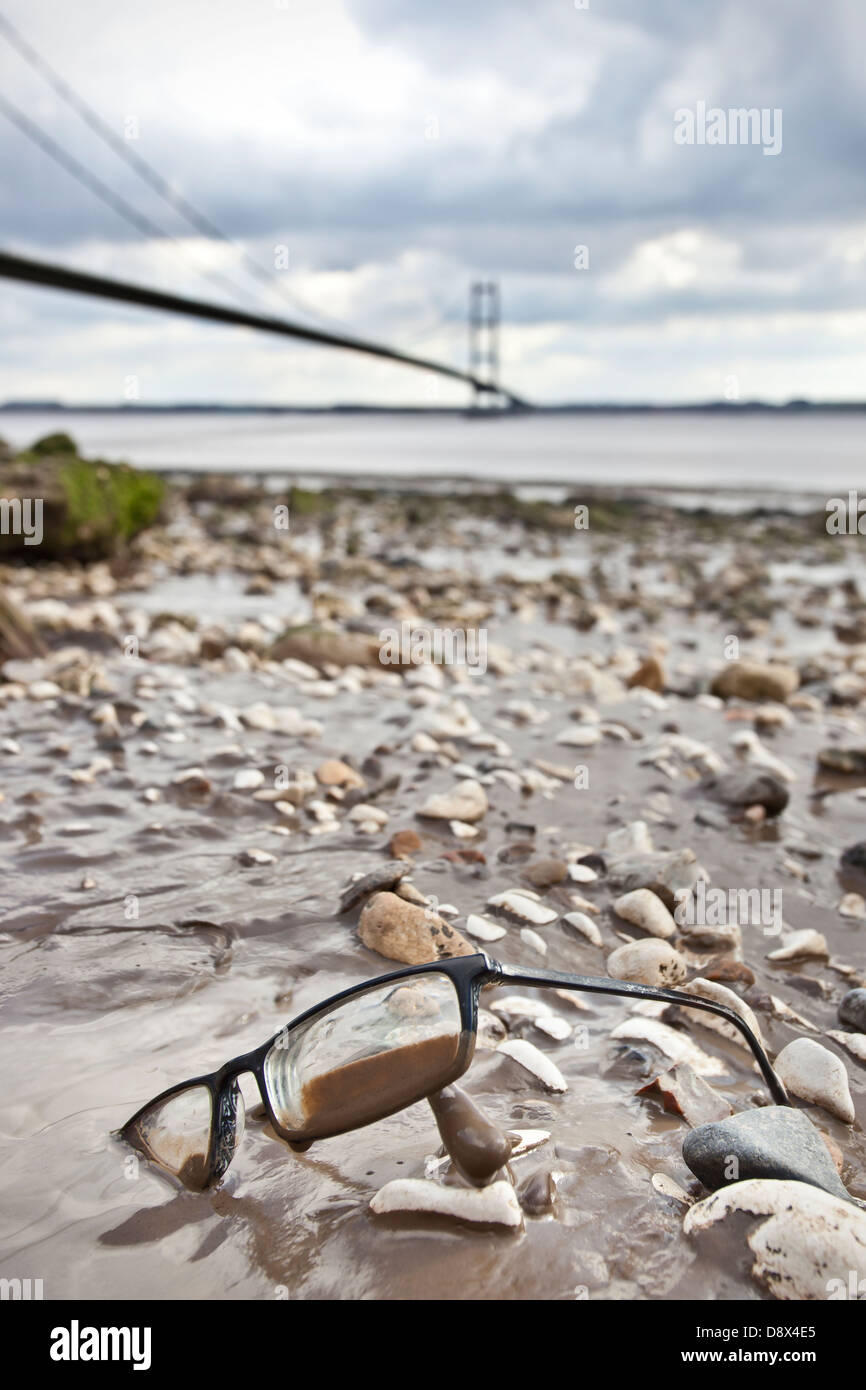 Image from Arcanum series showing glasses in mud on Hessle foreshore ...
