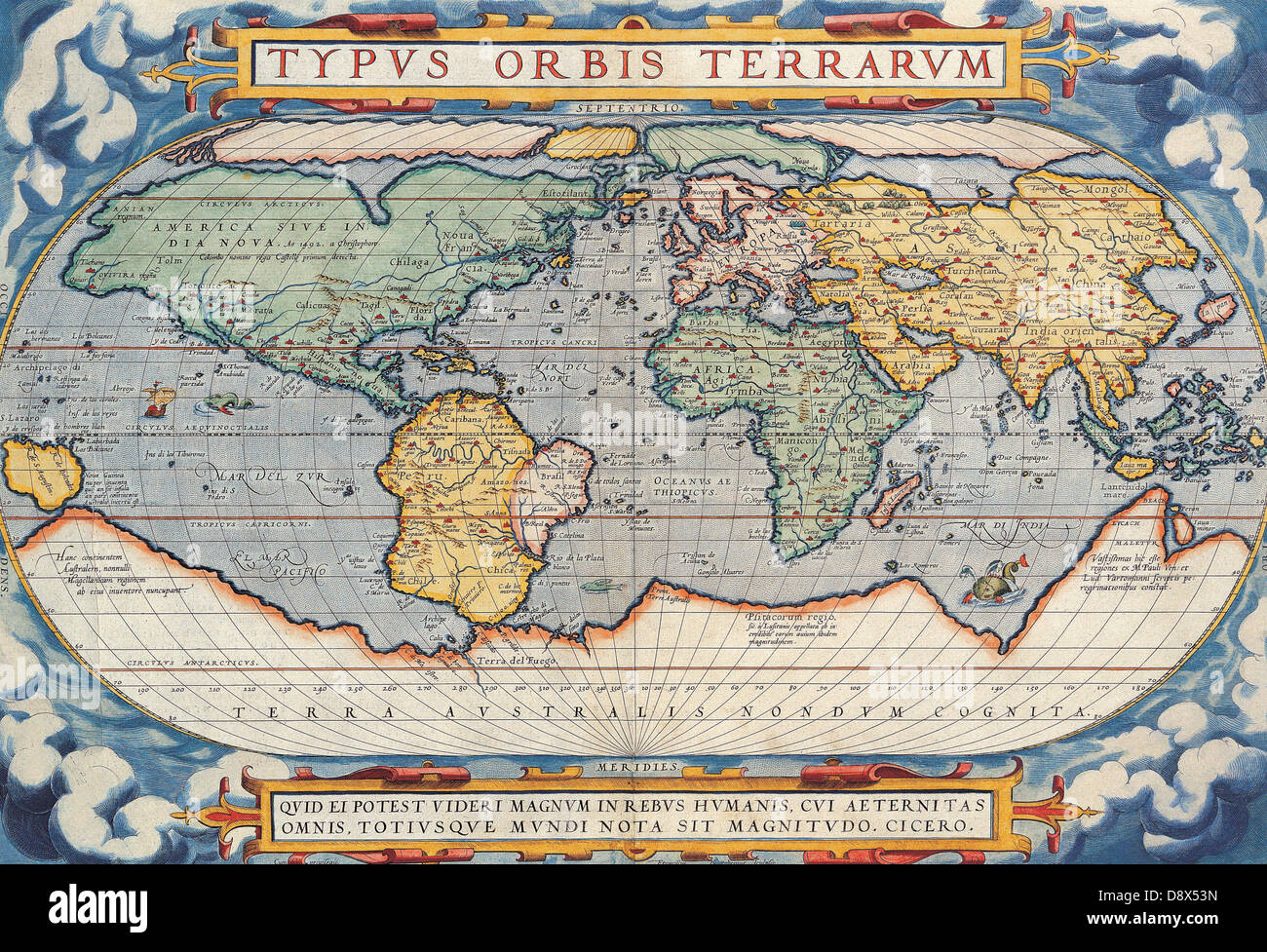 Ortelius map hi-res stock photography and images - Alamy