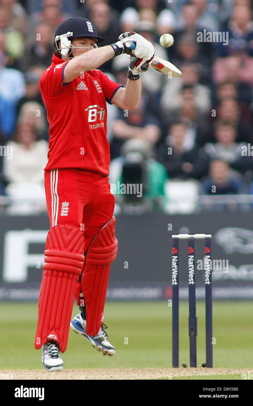 NOTTINGHAM, ENGLAND - Jun 05: England's Eoin Morgan during the 3rd Nat ...