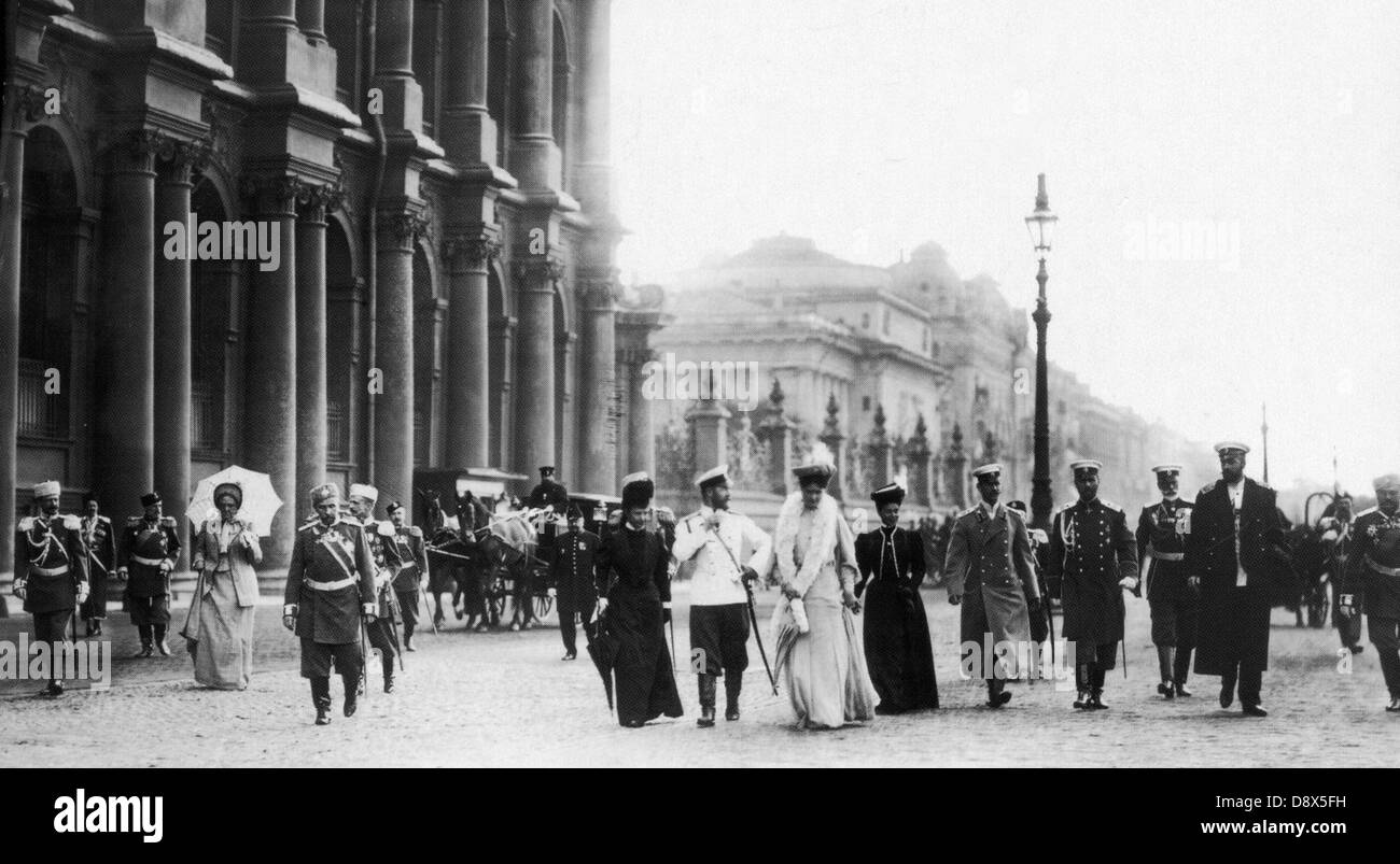 The royal family of Nicholas II (1868 – 1918), the last czar of Russia ...