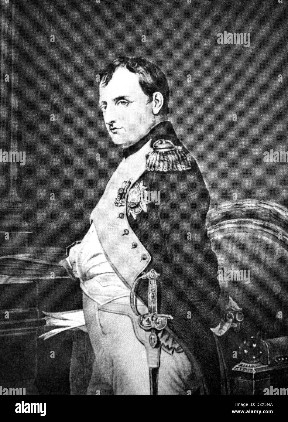 Napoleon bonaparte portrait Black and White Stock Photos & Images - Alamy