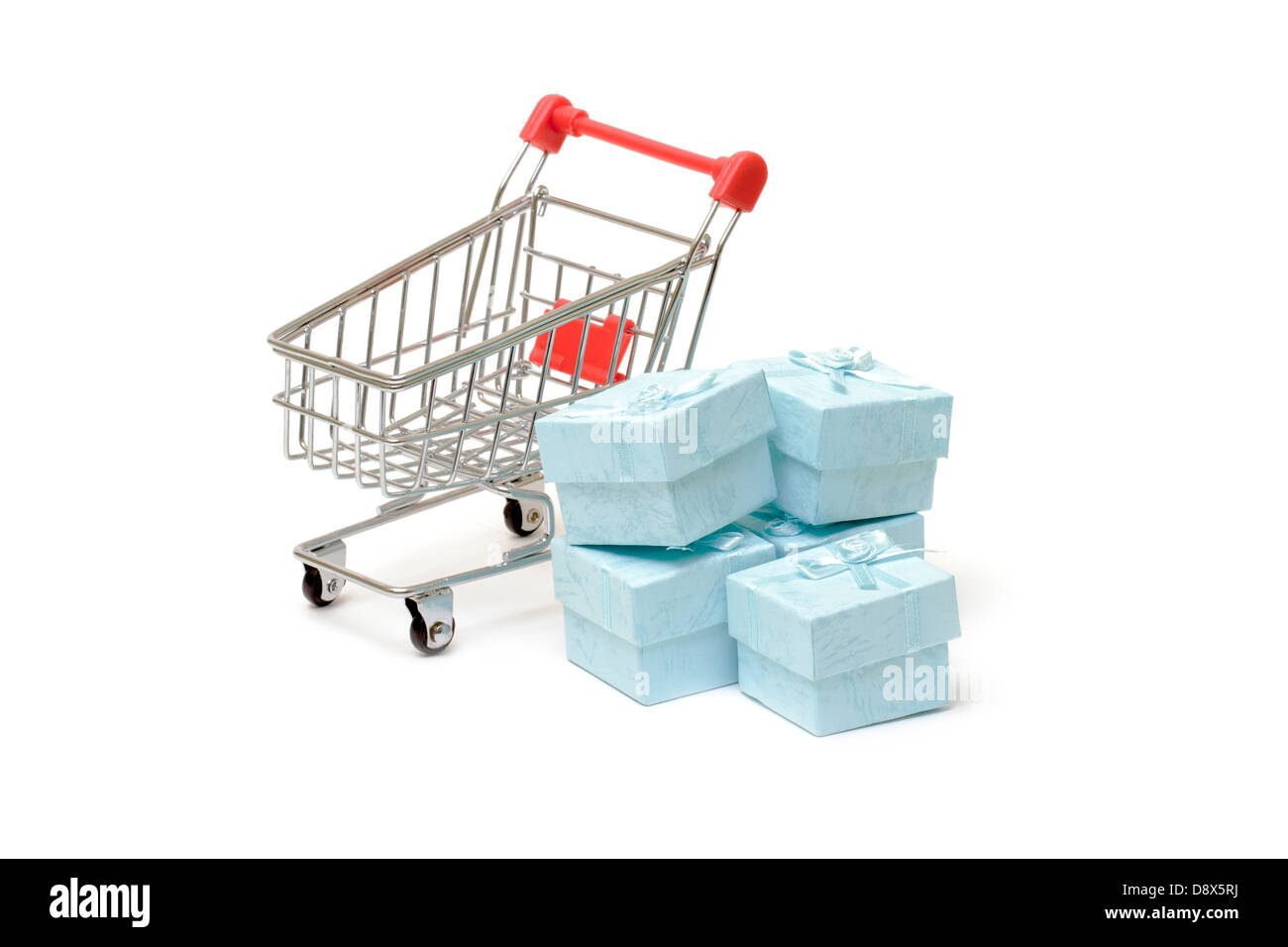 Cart of boxes Cut Out Stock Images & Pictures - Alamy