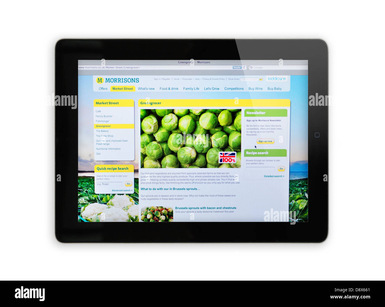 Supermarket website Cut Out Stock Images & Pictures - Alamy