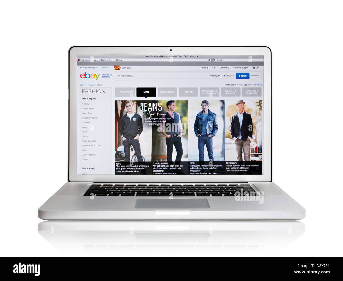Ebay website on laptop screen - online shopping Stock Photo - Alamy
