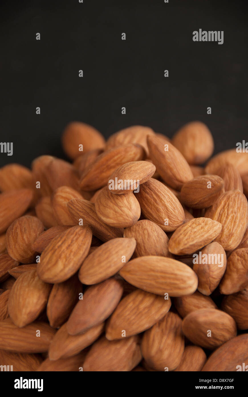 bunch of healthy brown almonds Stock Photo - Alamy