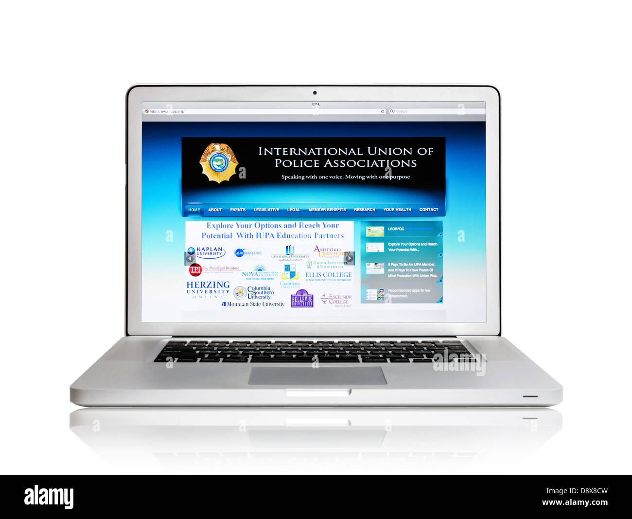 Police usa laptop hi-res stock photography and images - Alamy