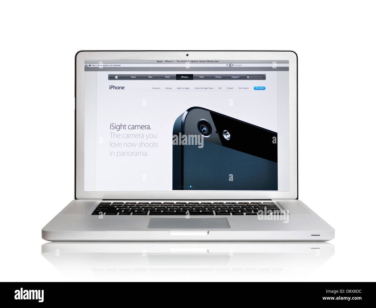 Apple website on laptop screen Stock Photo - Alamy