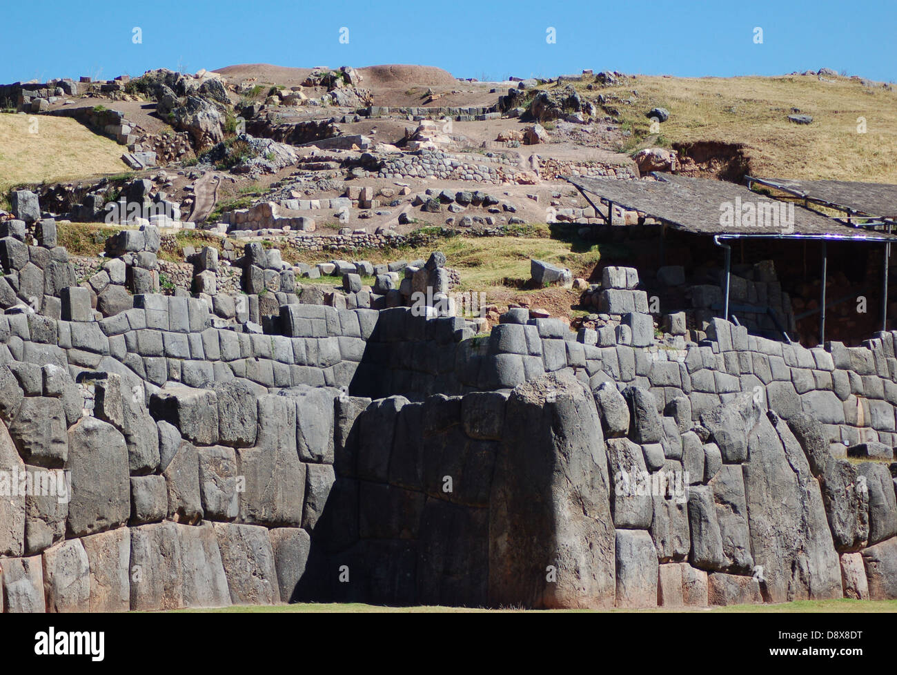 Inca ruins at Saqsayhuaman Stock Photo - Alamy