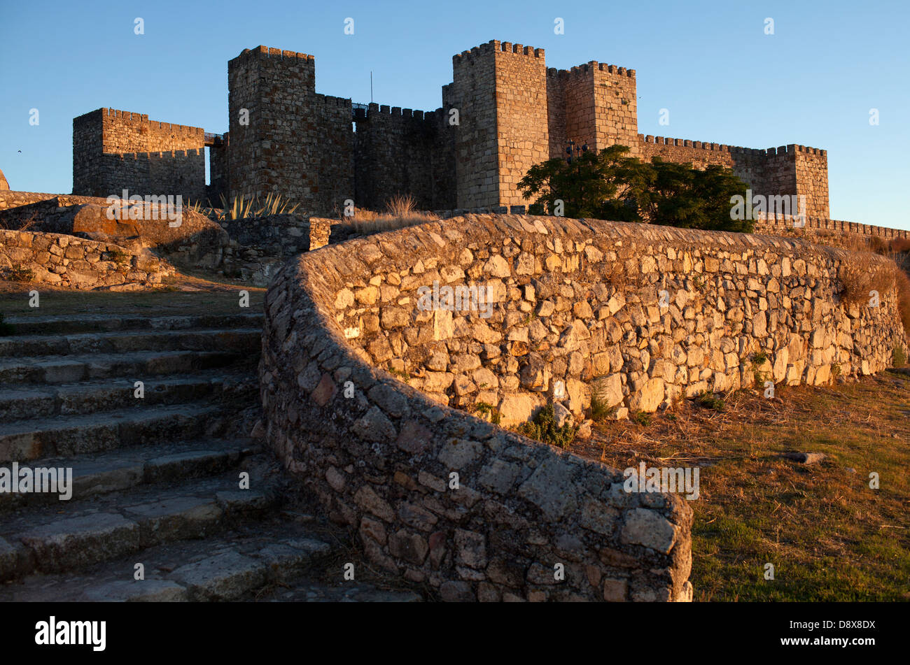 Monuments in the city of Trujillo. Muslim origin Castle. IX to XII ...