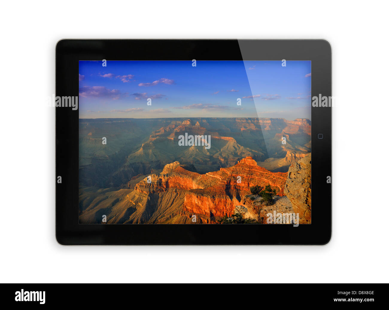 iPad screen showing photo Stock Photo - Alamy