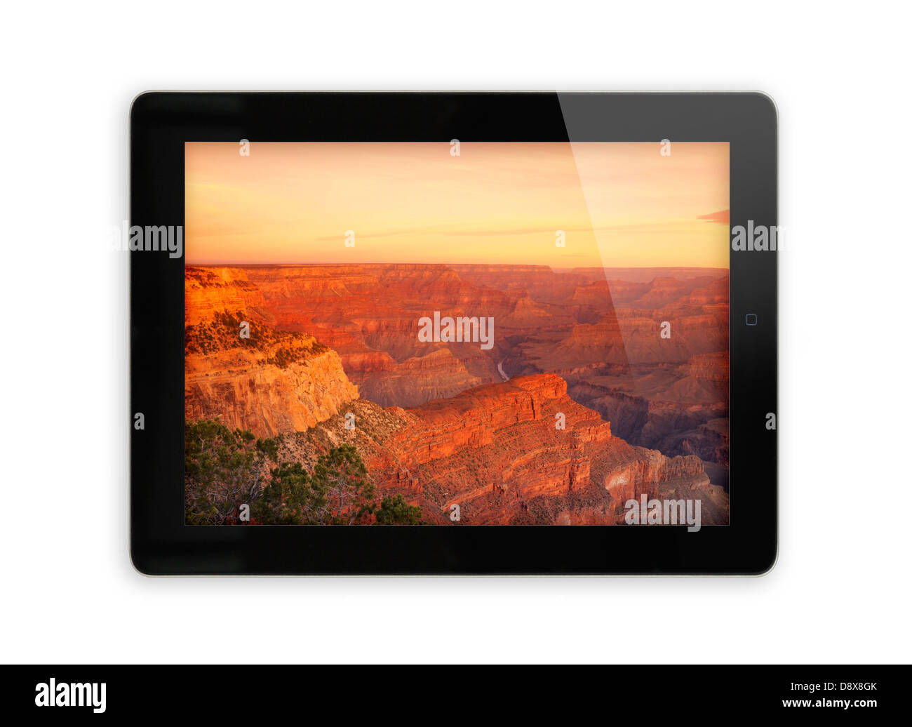 iPad screen showing photo Stock Photo - Alamy