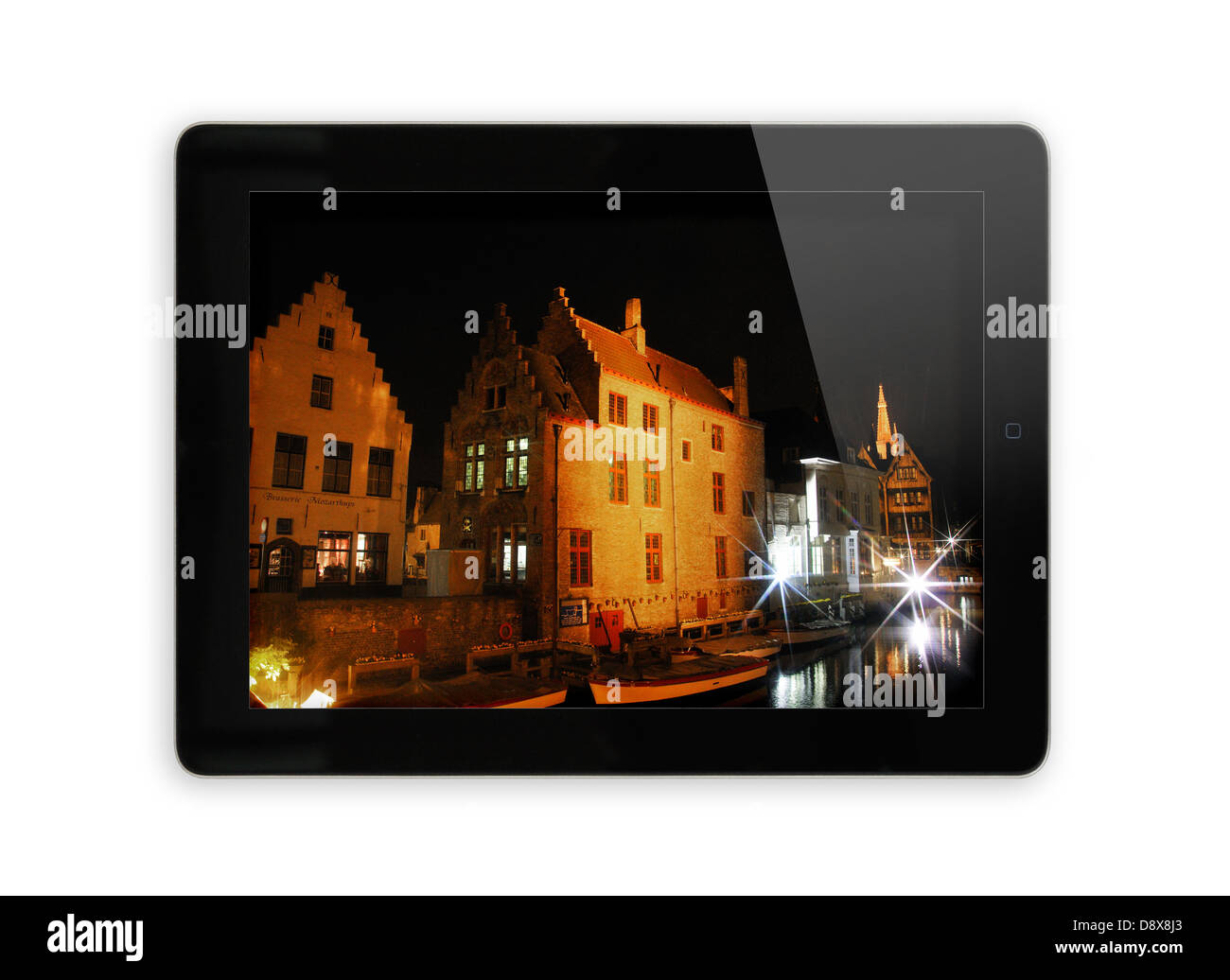 iPad screen showing photo Stock Photo - Alamy