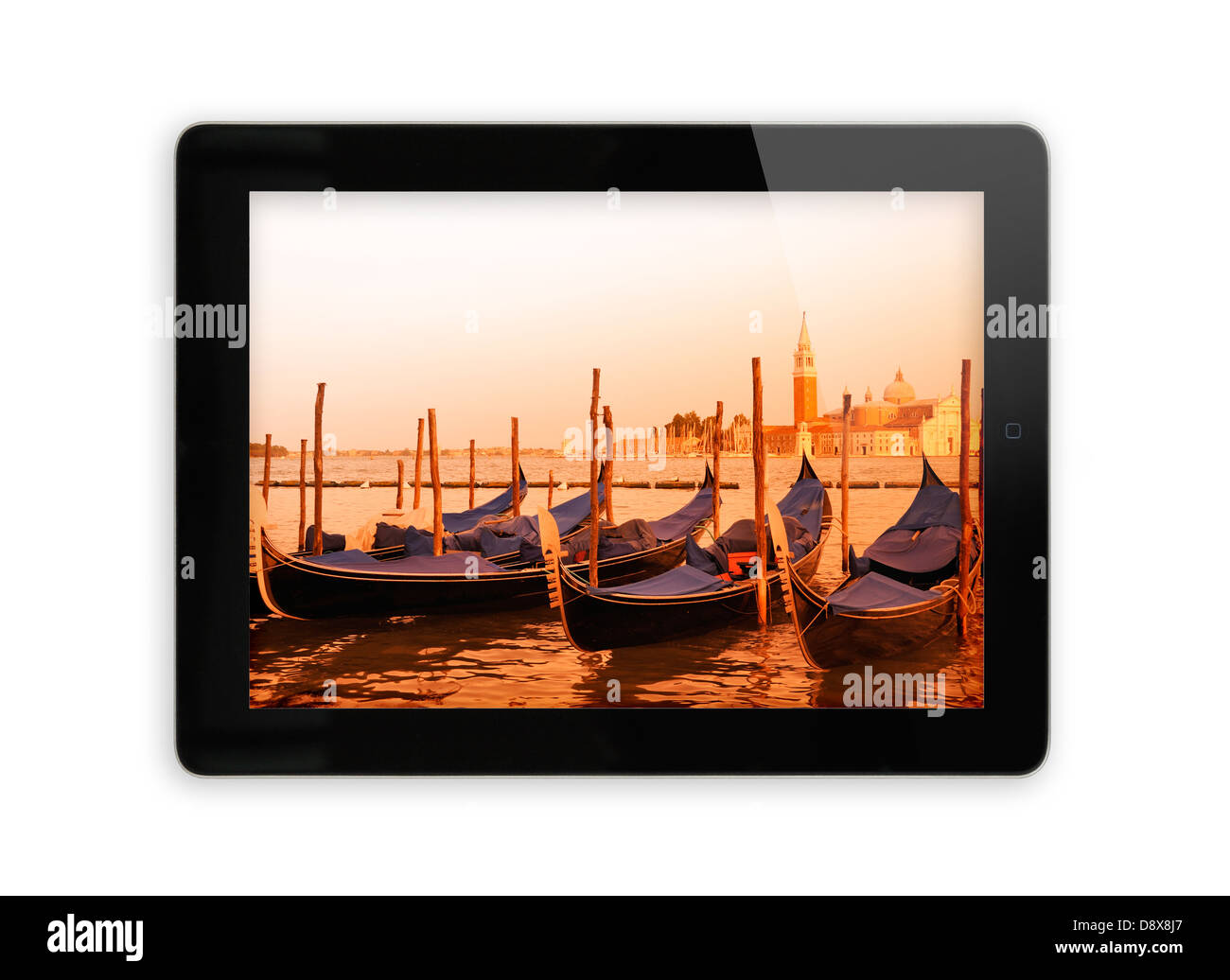 iPad screen showing photo Stock Photo - Alamy