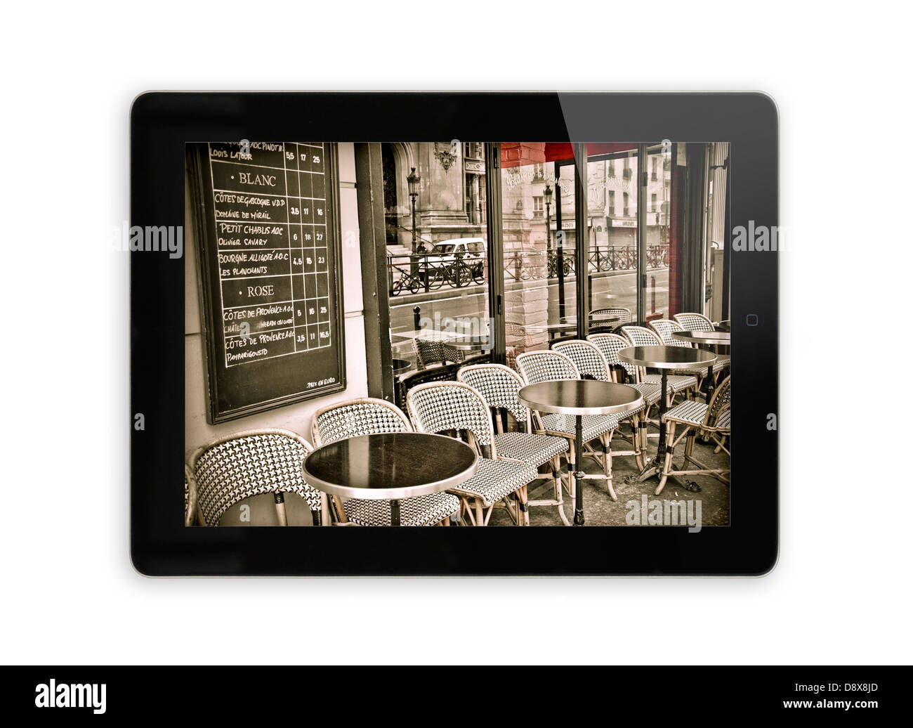 iPad screen showing photo Stock Photo - Alamy