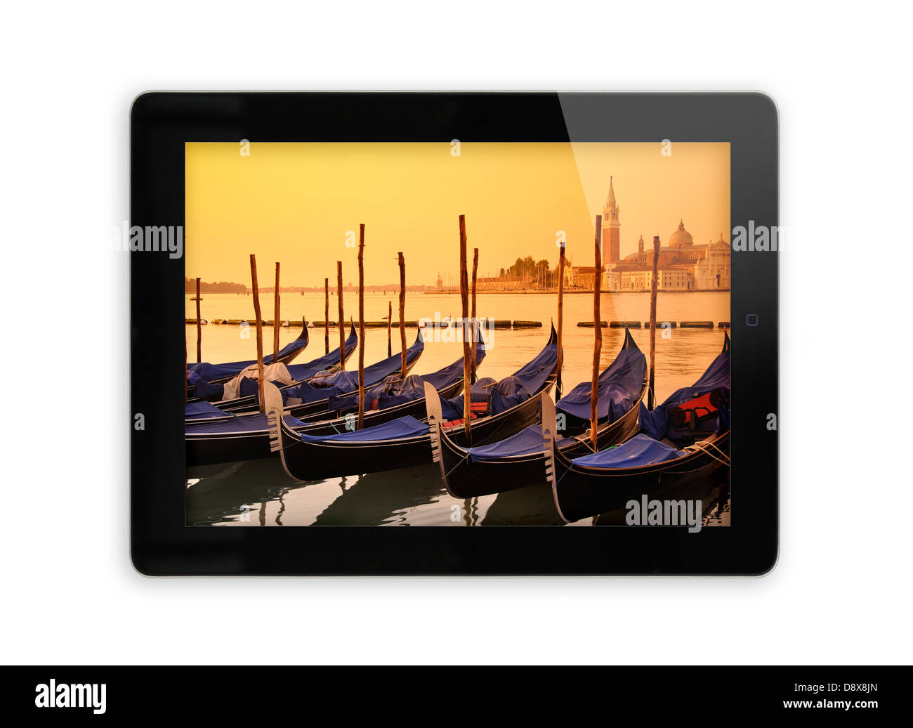 iPad screen showing photo Stock Photo - Alamy