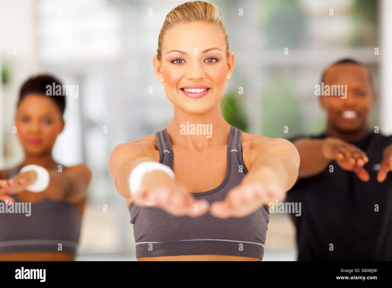 Young pretty woman workout hi-res stock photography and images - Alamy