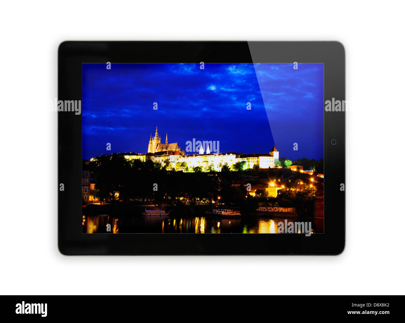 iPad screen showing photo Stock Photo - Alamy