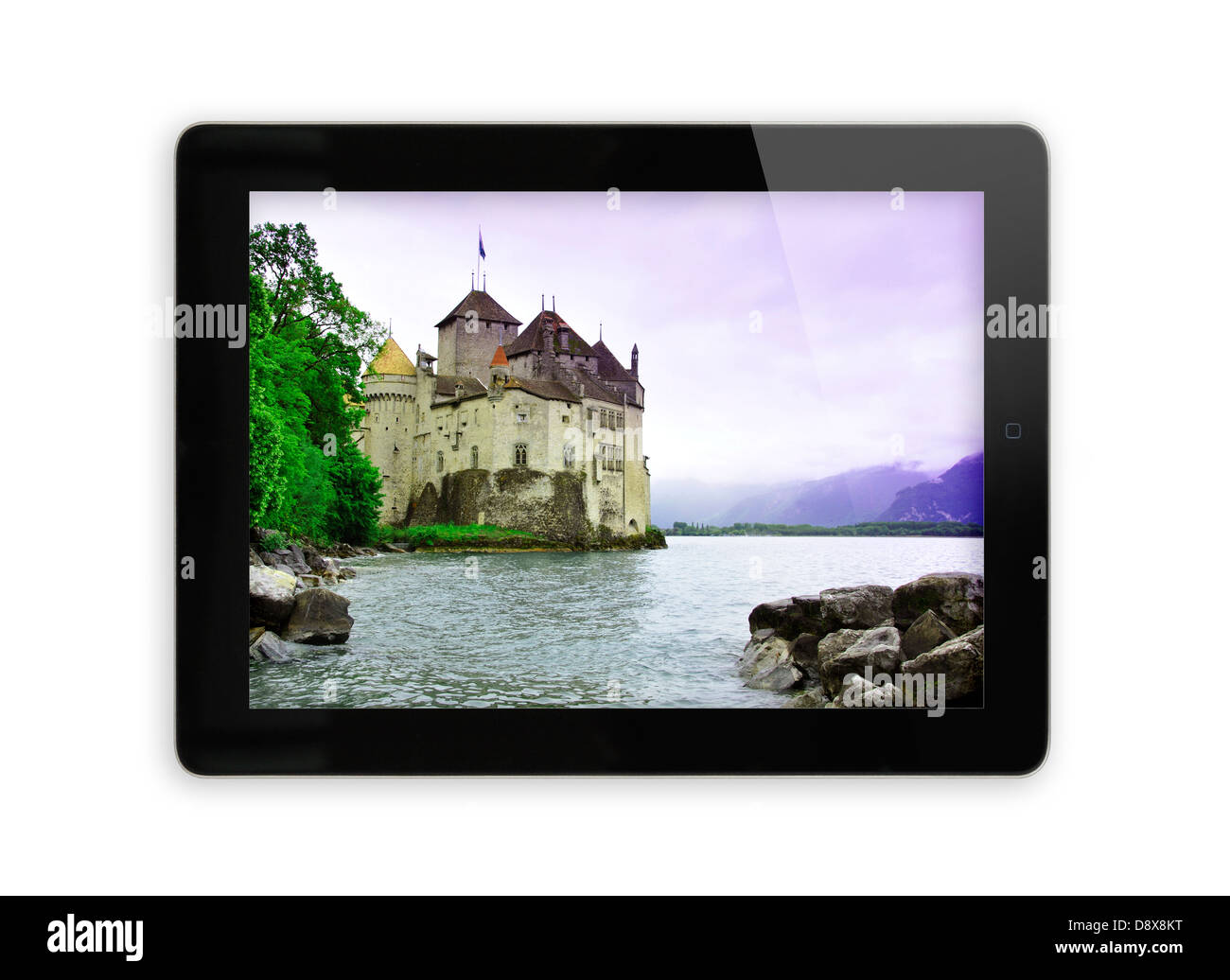 iPad screen showing photo Stock Photo - Alamy