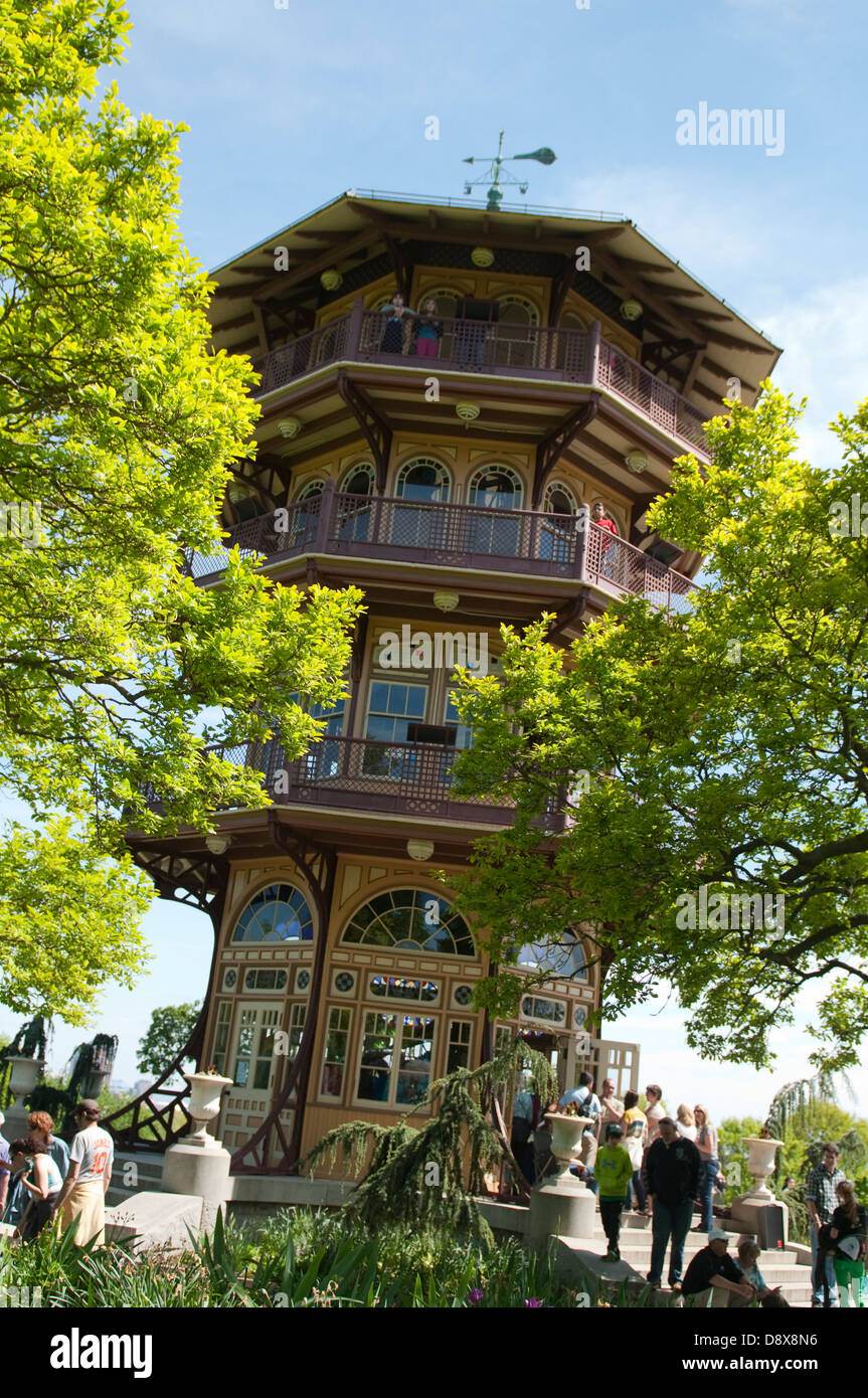 The Pagoda in Patterson Park Baltimore, Maryland USA Stock Photo - Alamy
