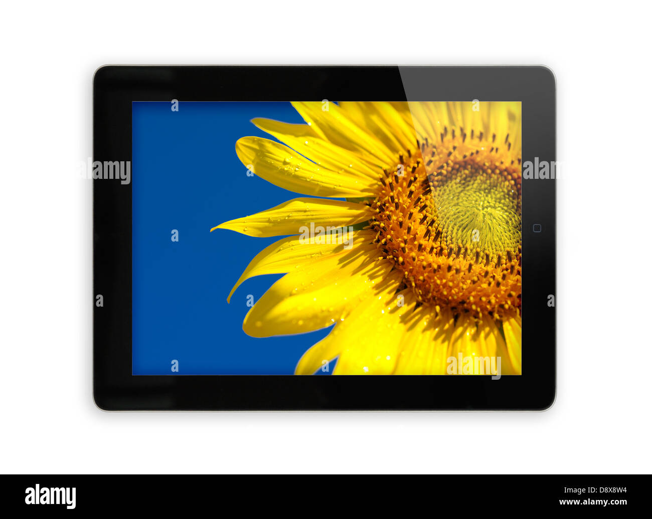 iPad screen showing photo Stock Photo - Alamy