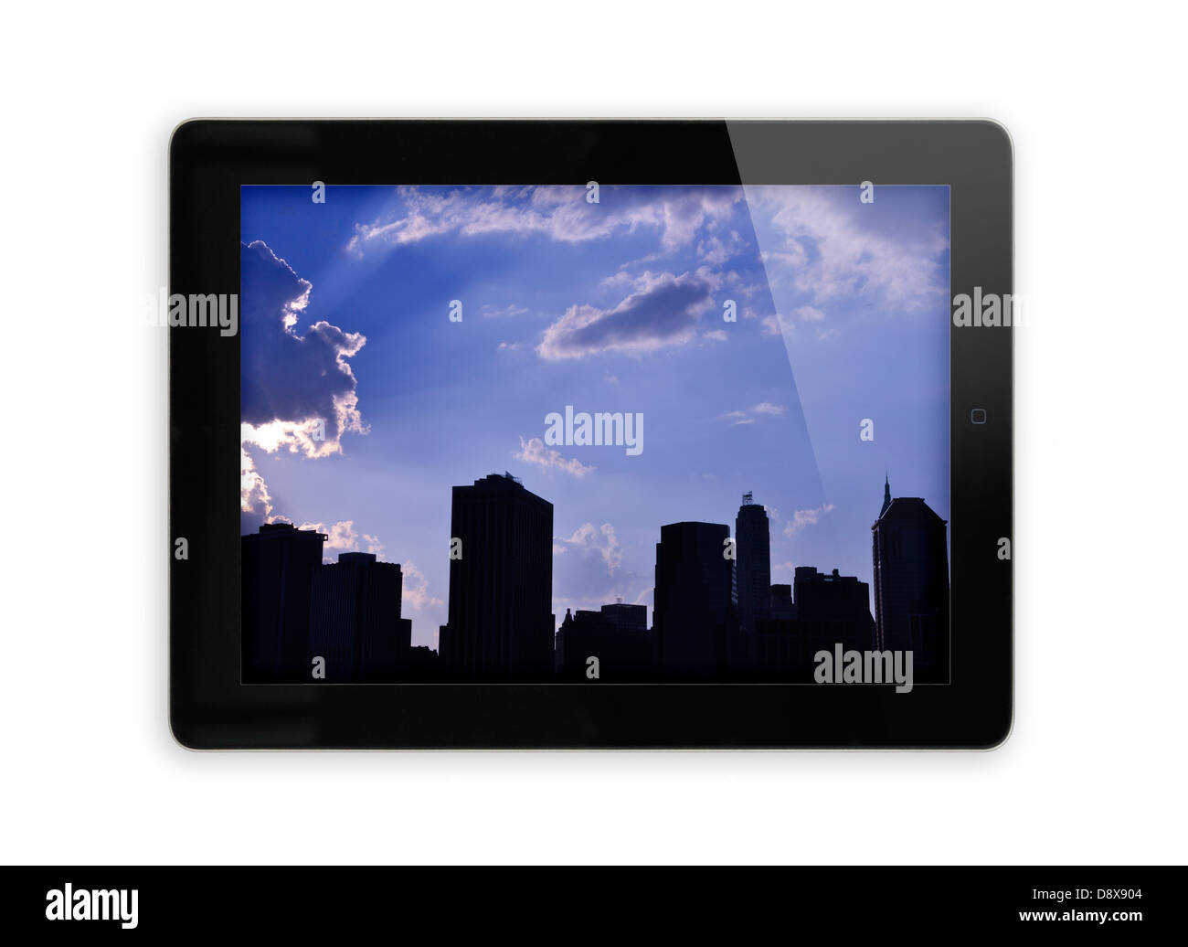 iPad screen showing photo Stock Photo - Alamy