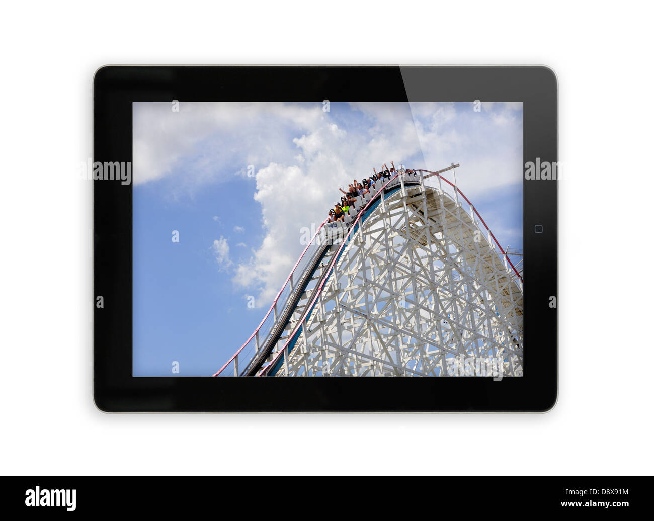 Photo of roller coaster Cut Out Stock Images & Pictures - Alamy
