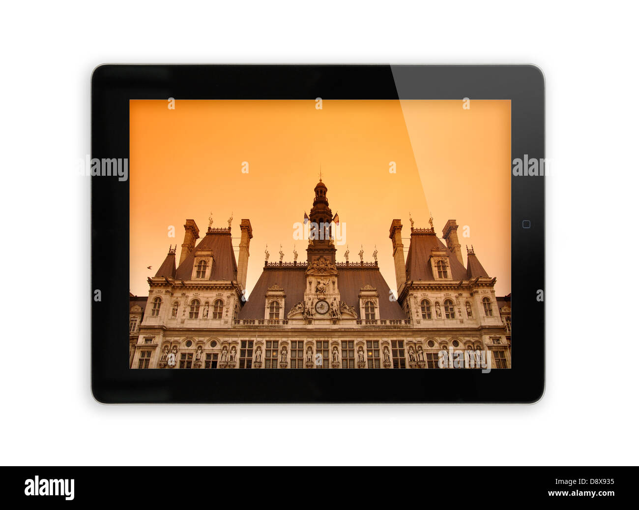 iPad screen showing photo Stock Photo - Alamy